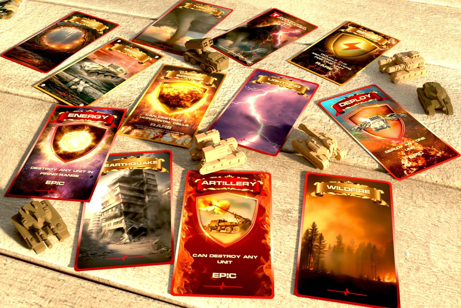 Disaster Cards , unleashed by the Gate of Hell or chaotic events, bring ...